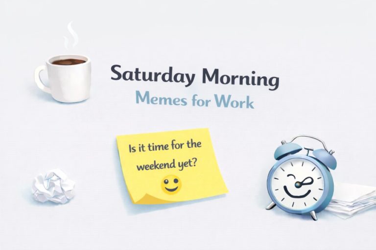 Saturday Morning Memes for Work - Start Your Weekend with Humor
